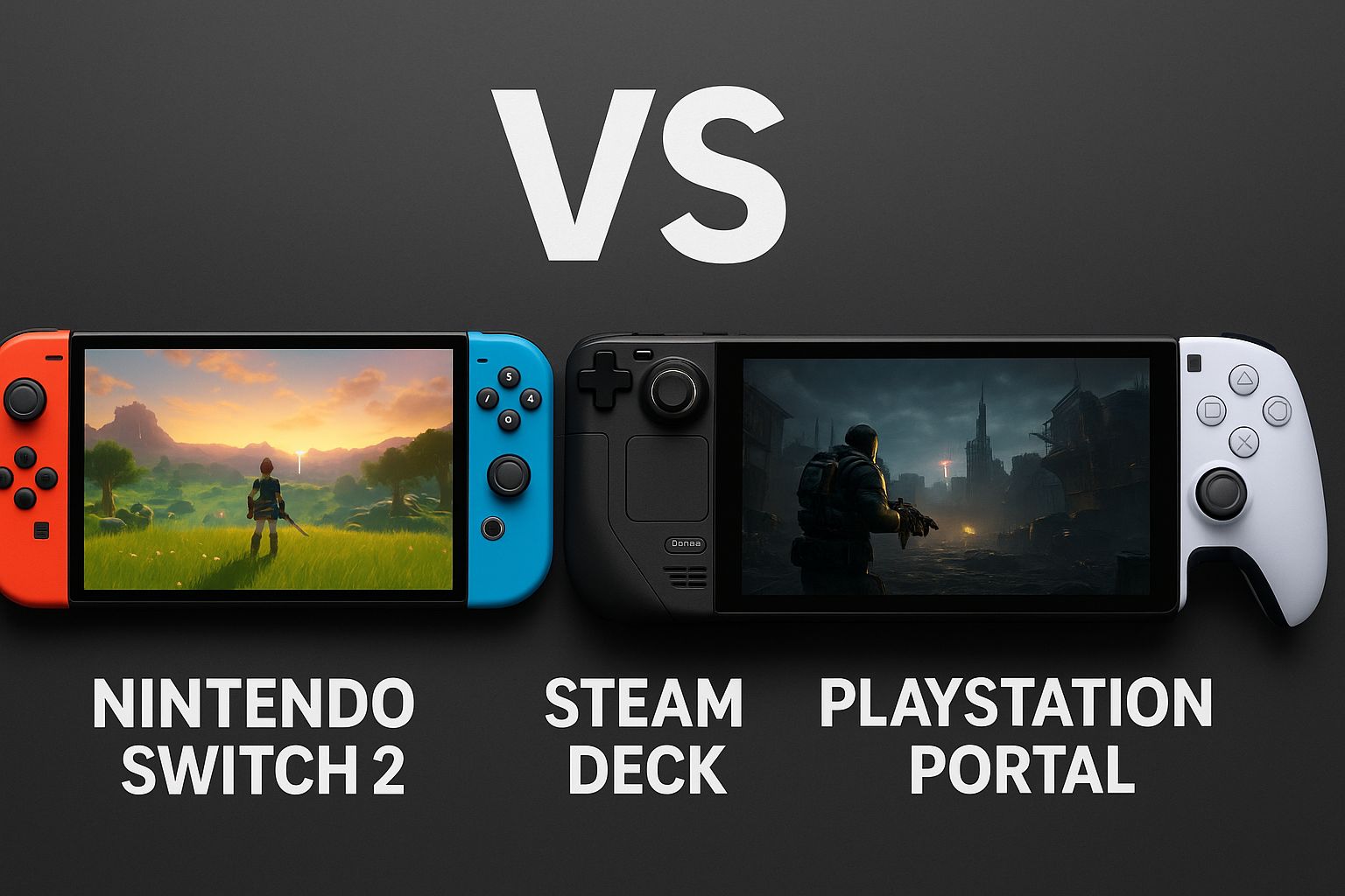 Nintendo Switch 2 vs Steam Deck vs PlayStation Portal: Der ultimative ...